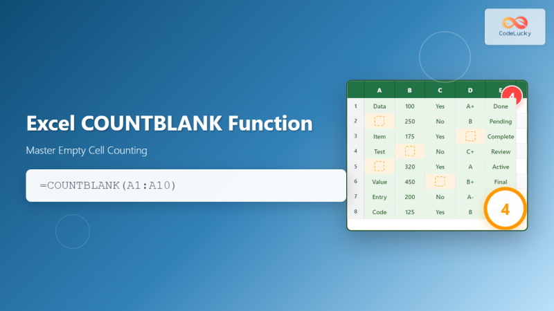 Excel COUNTA Function: Complete Guide to Non-Empty Cell Counting ...