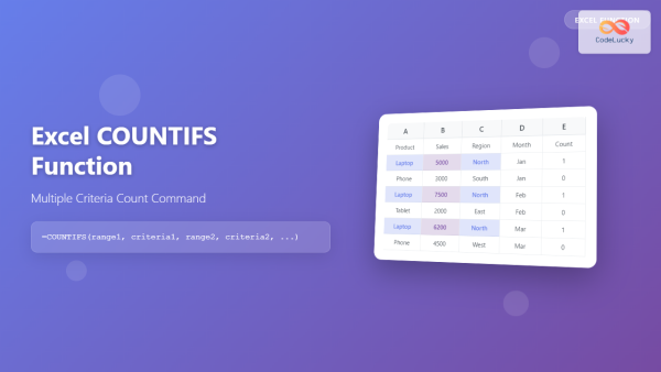 Excel COUNT Function: Complete Guide to Number Counting Formulas - CodeLucky