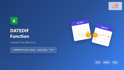 Excel DATEDIF Function: Complete Guide to Date Difference Calculations - CodeLucky