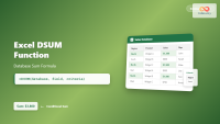 Excel DSUM Function: Complete Database Sum Formula Guide with Examples ...