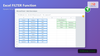 Excel FILTER Function: Complete Guide to Dynamic Array Filtering ...