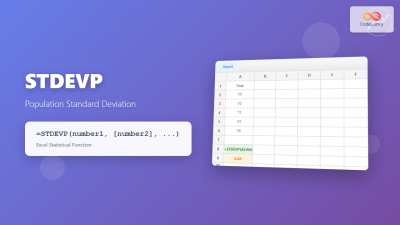 Excel STDEV Function: Complete Guide to Standard Deviation Calculations ...