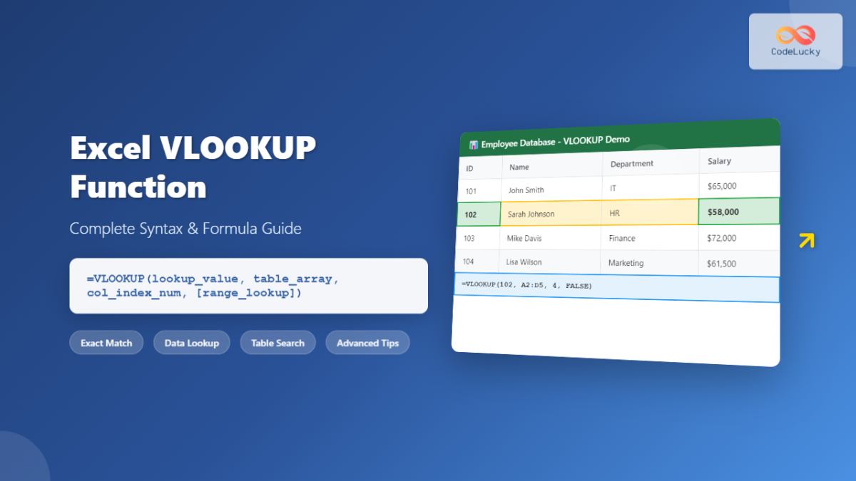 Excel LOOKUP Function: Complete Guide to Basic Search Commands and ...