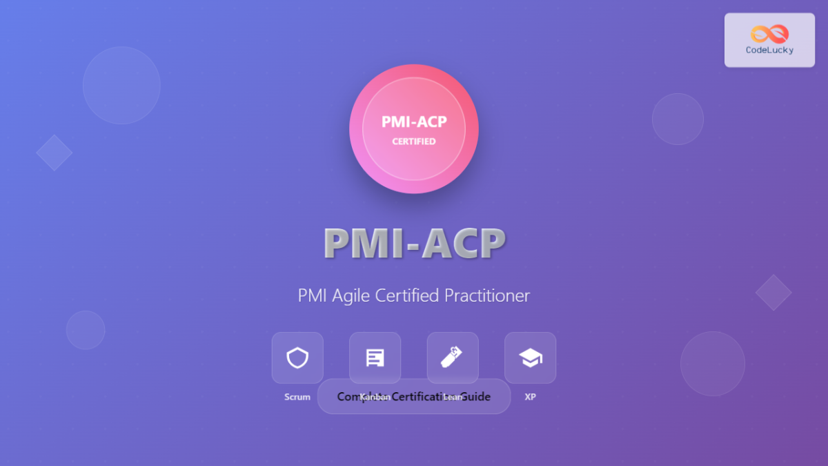 Pmi Acp Complete Guide To Pmi Agile Certified Practitioner Certification Codelucky