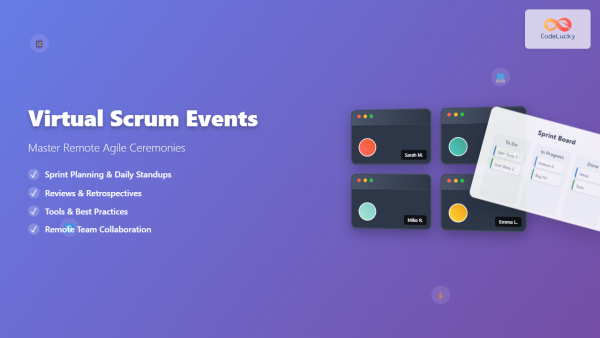 Virtual Scrum Events: Complete Guide to Remote Agile Ceremonies - CodeLucky