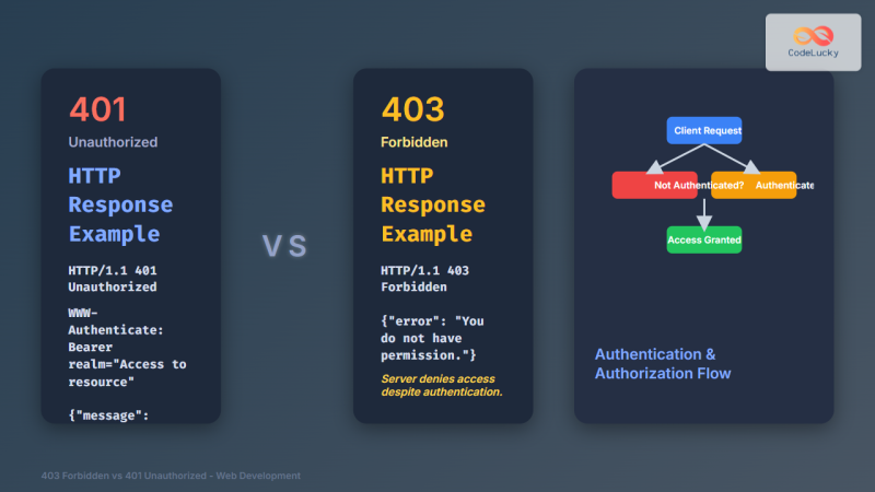 403 Forbidden vs 401 Unauthorized HTTP Responses: Understanding Key ...