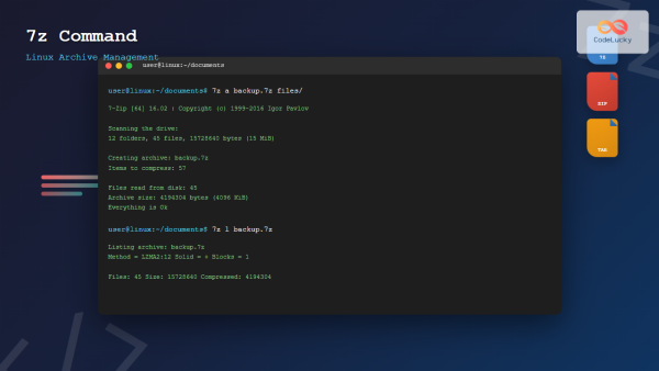 zip Command Linux: Complete Guide to Creating ZIP Archives with ...