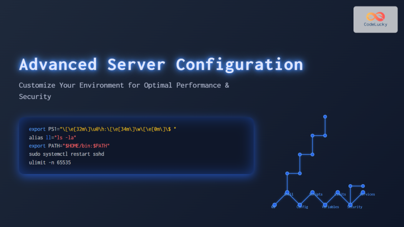 Advanced Server Configuration: Customize Your Environment for Optimal ...