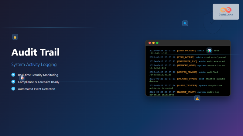 Audit Trail: Complete Guide to System Activity Logging and Security ...