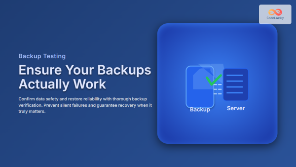 Backup Testing: How to Ensure Your Backups Actually Work - CodeLucky