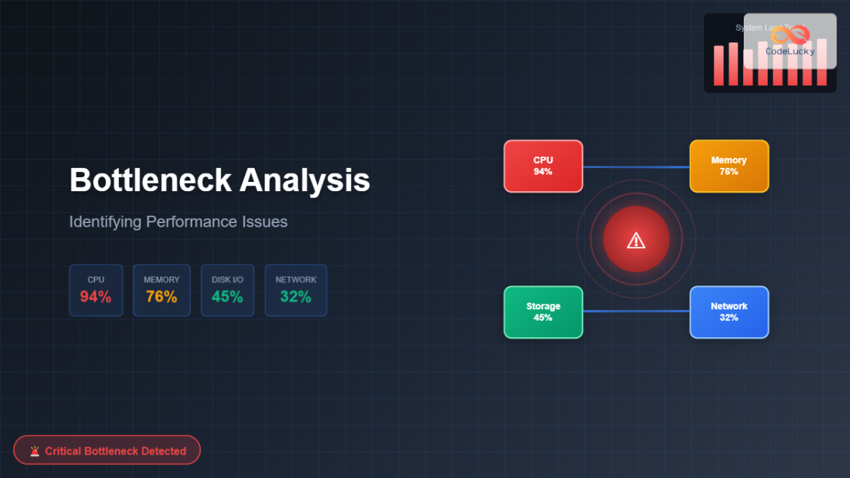 Bottleneck Analysis: Complete Guide to Identifying System Performance Issues - CodeLucky