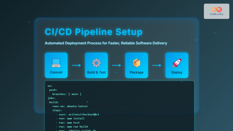 CI/CD Pipeline Setup: Automated Deployment Process for Faster Software ...