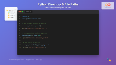 How to Find the Current Directory and File Path in Python: Complete Guide with Examples - CodeLucky