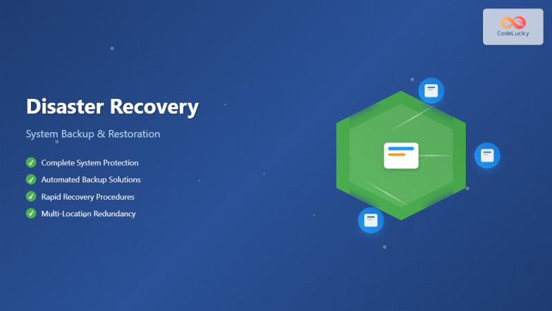 Disaster Recovery: Complete Guide to System Backup and Restoration ...