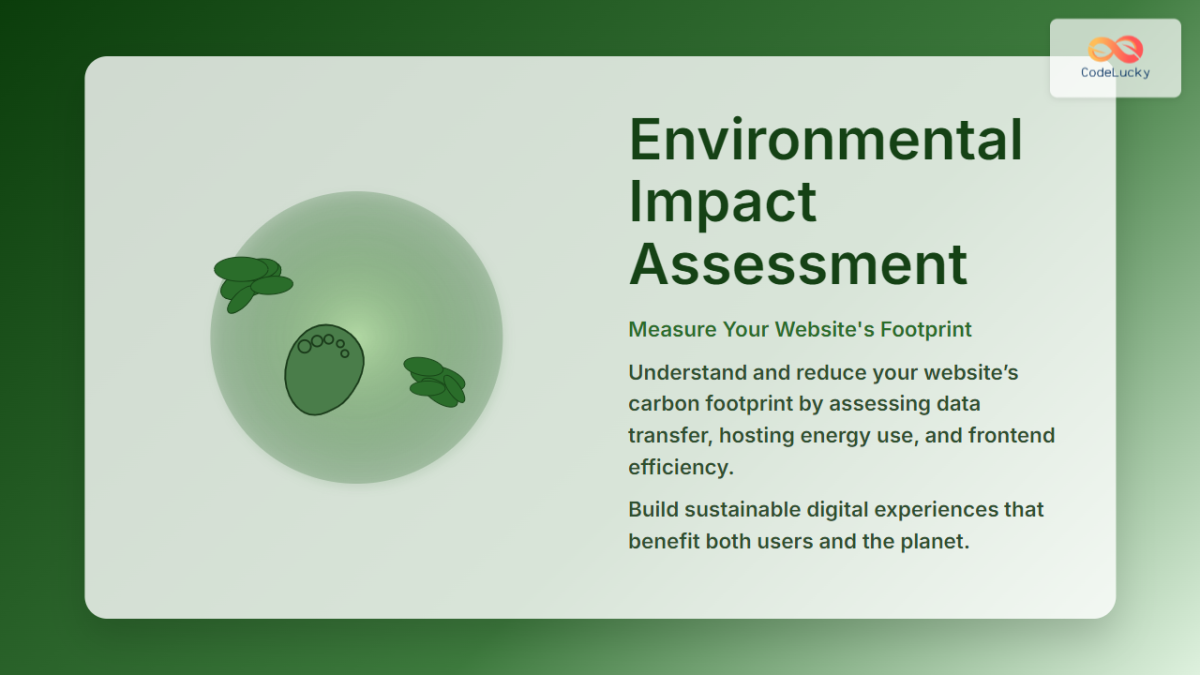 Environmental Impact Assessment: Measure Your Website's Footprint for ...