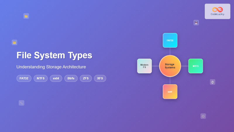 File System Types: FAT32, NTFS, ext4 and Modern Linux Filesystems Explained - CodeLucky
