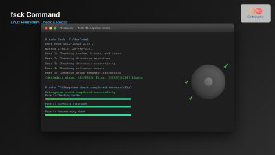e2fsck Command Linux: Complete Guide to Check and Repair Ext2/3/4 Filesystems - CodeLucky