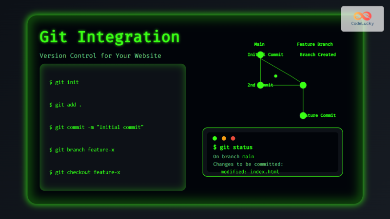 Git Integration: Version Control for Your Website Simplified and Powerful - CodeLucky