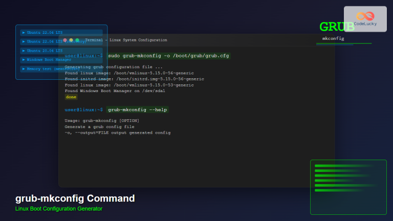 Grub Install Command Linux Complete Guide To Install Grub Bootloader Codelucky