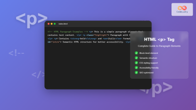 Tag in HTML: Complete Guide to Paragraph Elements with Examples - CodeLucky