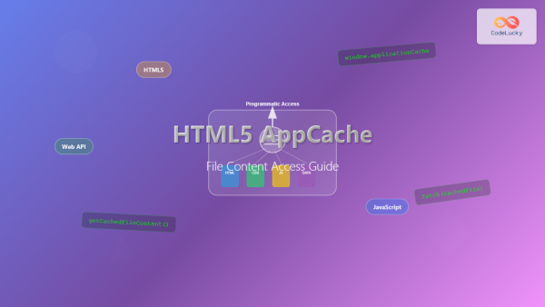 HTML5 AppCache File Content: Complete Guide to Programmatic Access and Management - CodeLucky