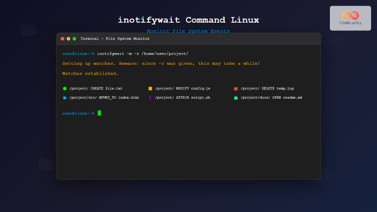 Watch Command Linux Monitor And Execute Commands Repeatedly In Real Time Codelucky