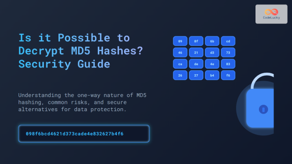Is it Possible to Decrypt MD5 Hashes? - Comprehensive Security Guide ...