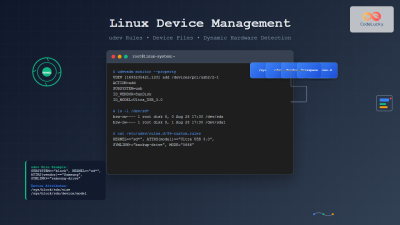 Linux Device Management: Complete Guide to udev Rules and Device Files - CodeLucky