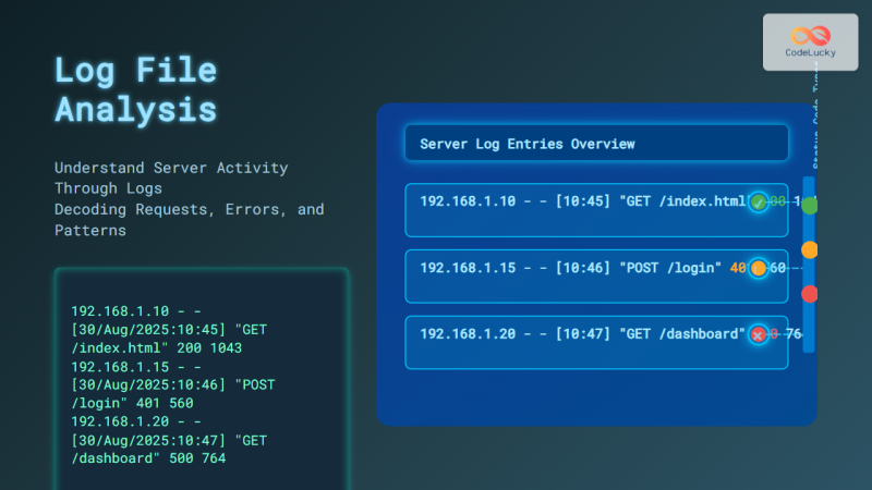 Log File Analysis: Understand Server Activity with Practical Examples ...