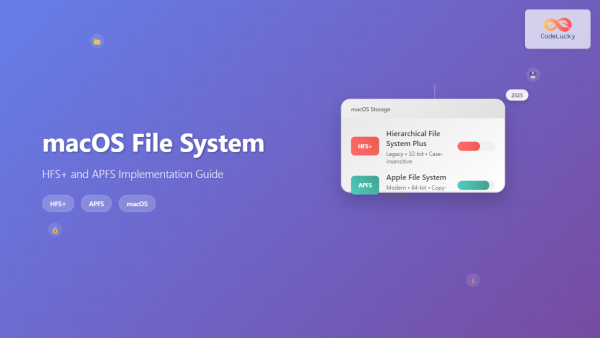 macOS File System: Complete Guide to HFS+ and APFS Implementation ...
