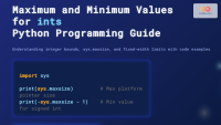 Maximum and Minimum Values for Ints - Python Programming Guide - CodeLucky