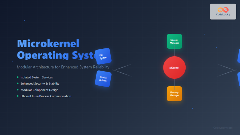 Operating System Architecture Monolithic Vs Microkernel Design Patterns Codelucky