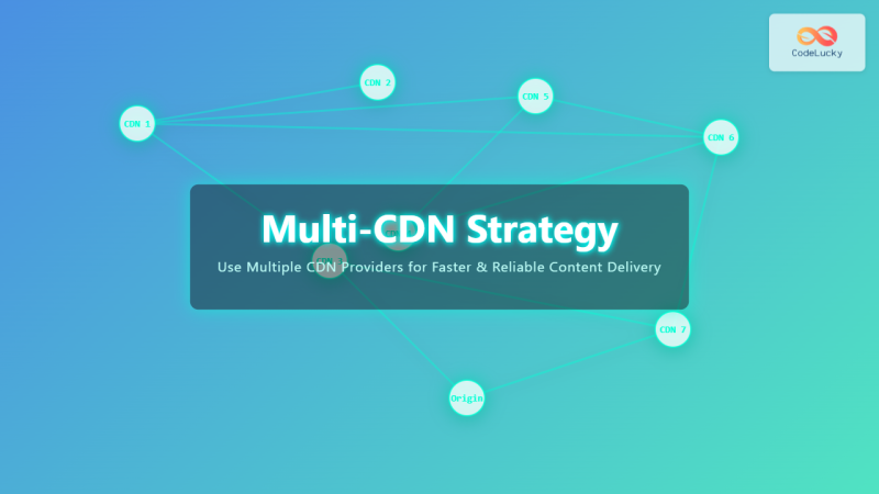 Multi-CDN Strategy: Boost Website Performance Using Multiple CDN Providers - CodeLucky