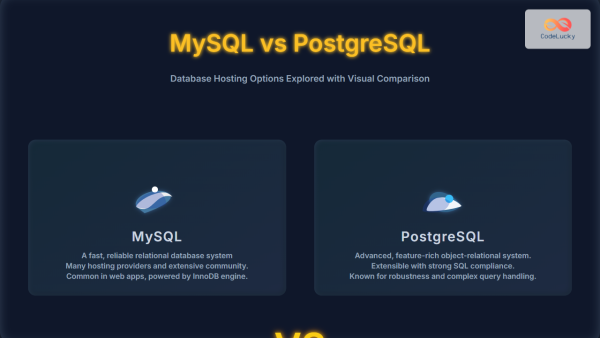 MySQL vs PostgreSQL: Comprehensive Database Hosting Options Comparison - CodeLucky