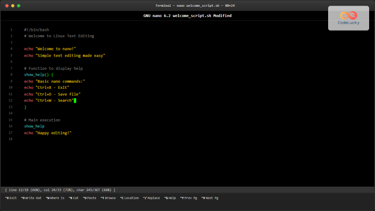emacs Command Linux: Complete Guide to the Powerful Text Editor - CodeLucky