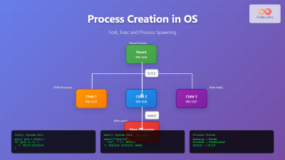 Process Creation in OS: Fork, Exec and Process Spawning Complete Guide - CodeLucky