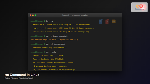 rm Command in Linux: Complete Guide to Delete Files and Directories ...