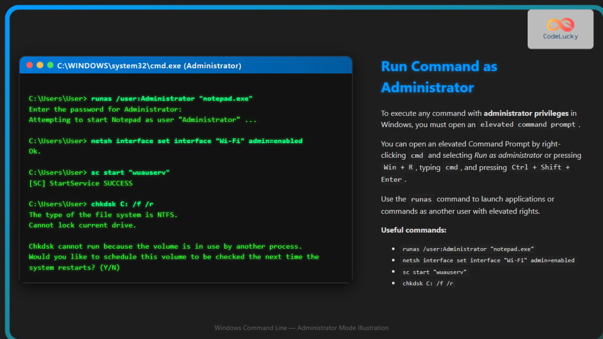 How Do You Run a Command as an Administrator from the Windows Command Line? A Complete Guide ...