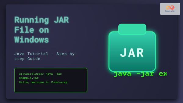 Running JAR File on Windows: Step-by-Step Java Tutorial for Beginners ...