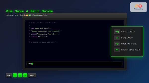 How to Save Changes and Exit Vim Editor: Complete Guide with Examples ...