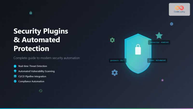 Security Plugins and Tools: Automated Protection for Modern ...