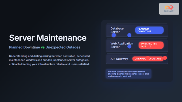 Server Maintenance: Planned Downtime vs Unexpected Outages Explained ...