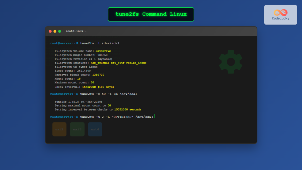 e2fsck Command Linux: Complete Guide to Check and Repair Ext2/3/4 Filesystems - CodeLucky