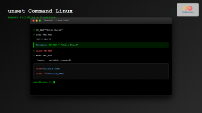 unset Command Linux: Complete Guide to Remove Variables and Functions Efficiently - CodeLucky