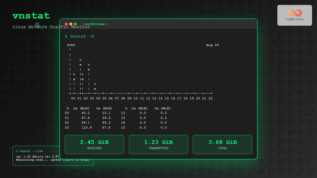 bmon Command Linux: Complete Guide to Real-Time Bandwidth Monitoring ...