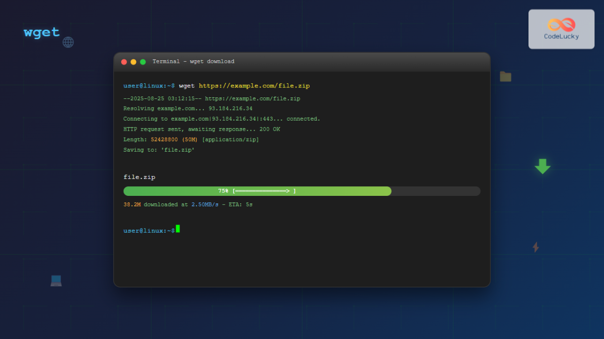 wget Command Linux: Complete Guide to Download Files from Internet ...