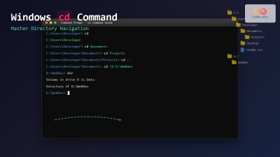 How to Change Directory Using Windows Command Line: Complete cd Command ...
