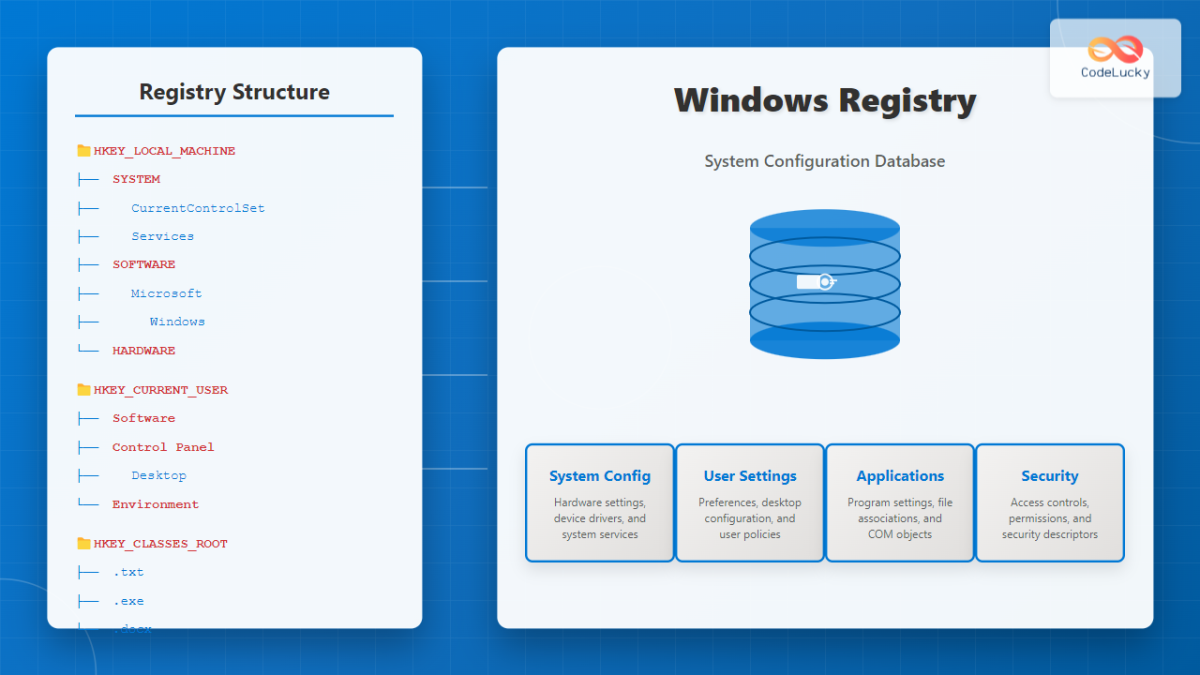 Windows Registry: Complete Guide to System Configuration Database ...