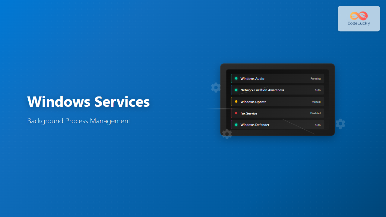 Windows Process Management: Complete Guide to Task Manager and Services - CodeLucky