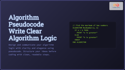 Algorithm Pseudocode: Write Clear Algorithm Logic with Examples - CodeLucky